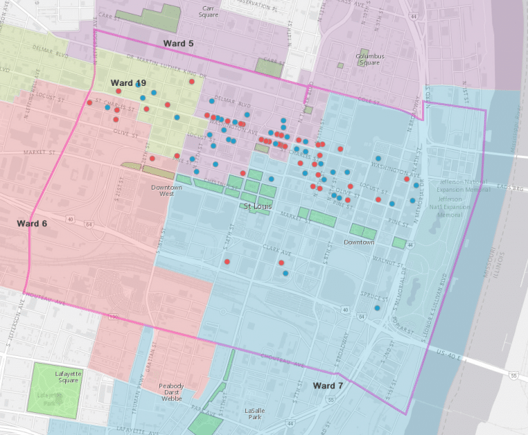 Interactive Neighborhood Map – St. Louis Downtown Neighborhood Association
