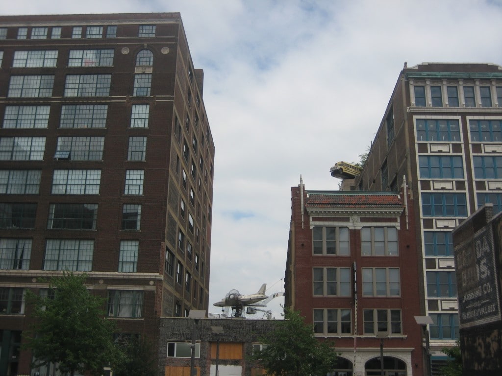 School Bus Off Roof St Louis Downtown Neighborhood Association